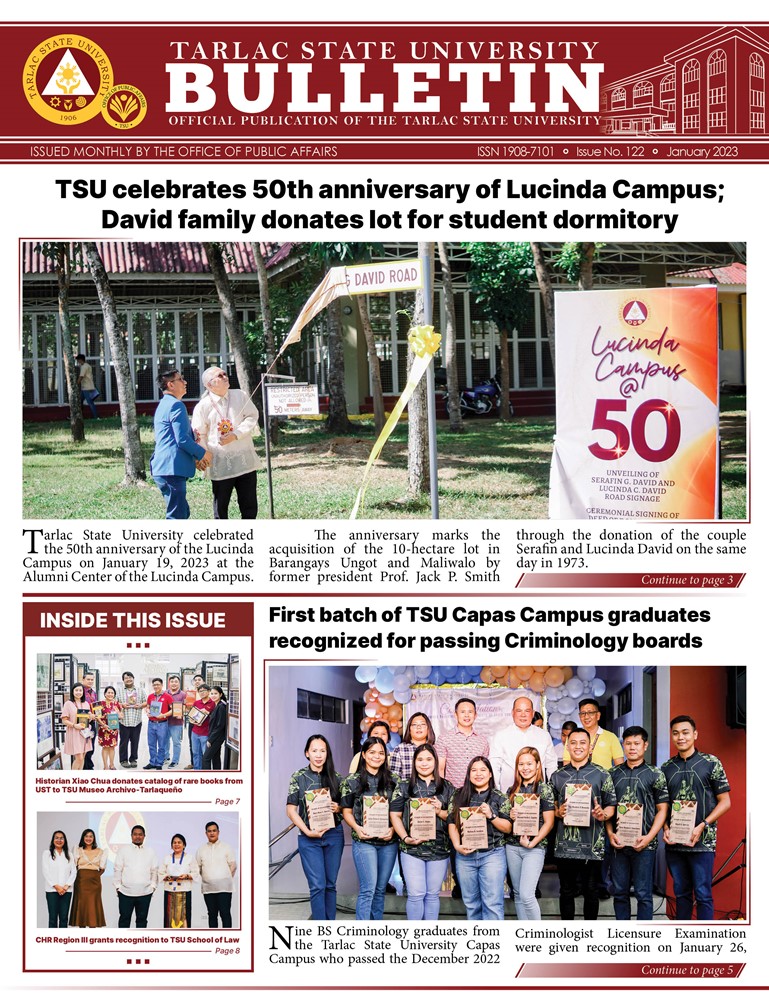 TSU Bulletin - Tarlac State University